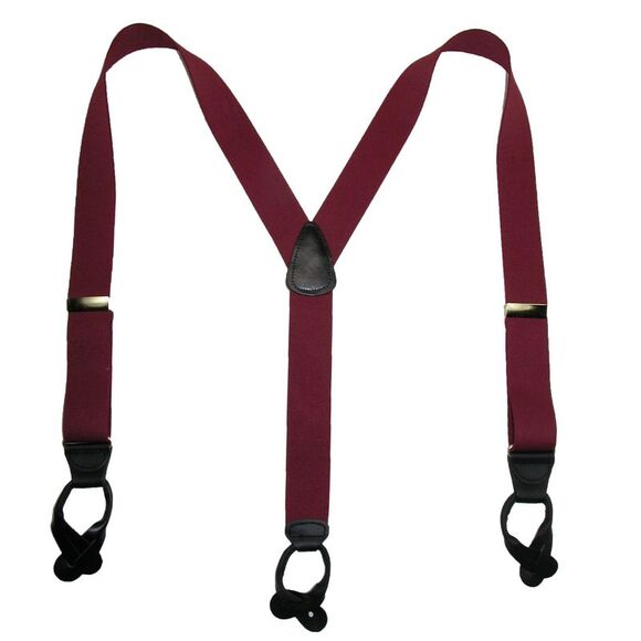 Ctm | Accessories | Ctm Mens Elastic Buttonend Yback Suspender With ...